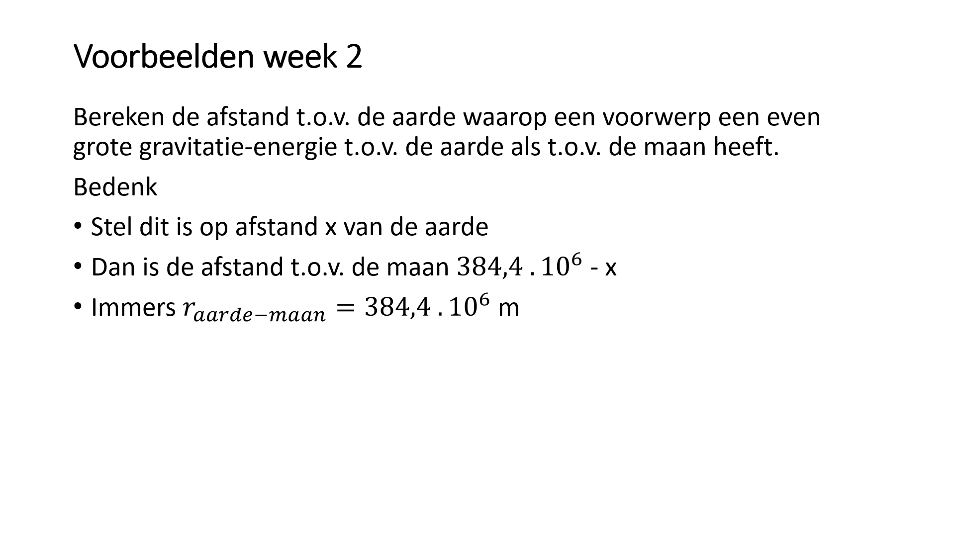 Natuurkunde.nl - Gravitatie Energie